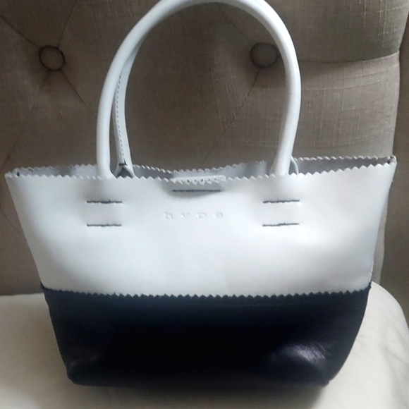 Hype | Bags | Hype Leather Mini Tote W Removable Pouch Open Top ...
